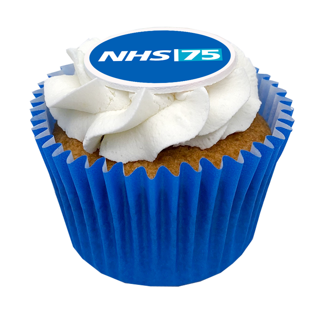 NHS 75th Anniversary | NHS | Branded Biscuits | Branded Cupcakes