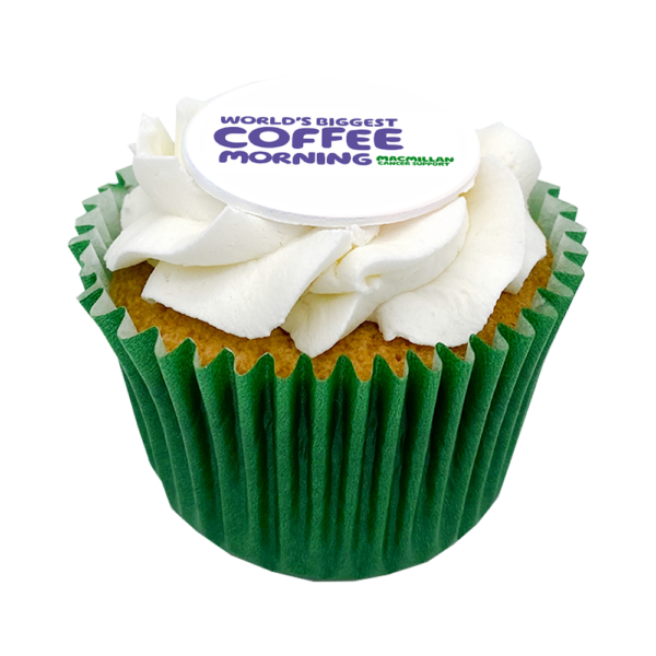 Macmillan Coffee Morning Cupcakes for Your Event - Eat My Logo