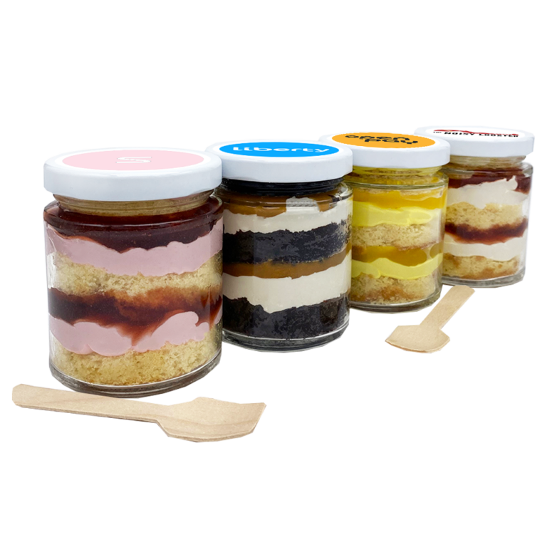 Logo Branded Cake Jars | Perfect for Gifting