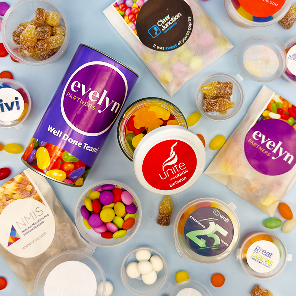 Logo Branded Confectionery Range for Events